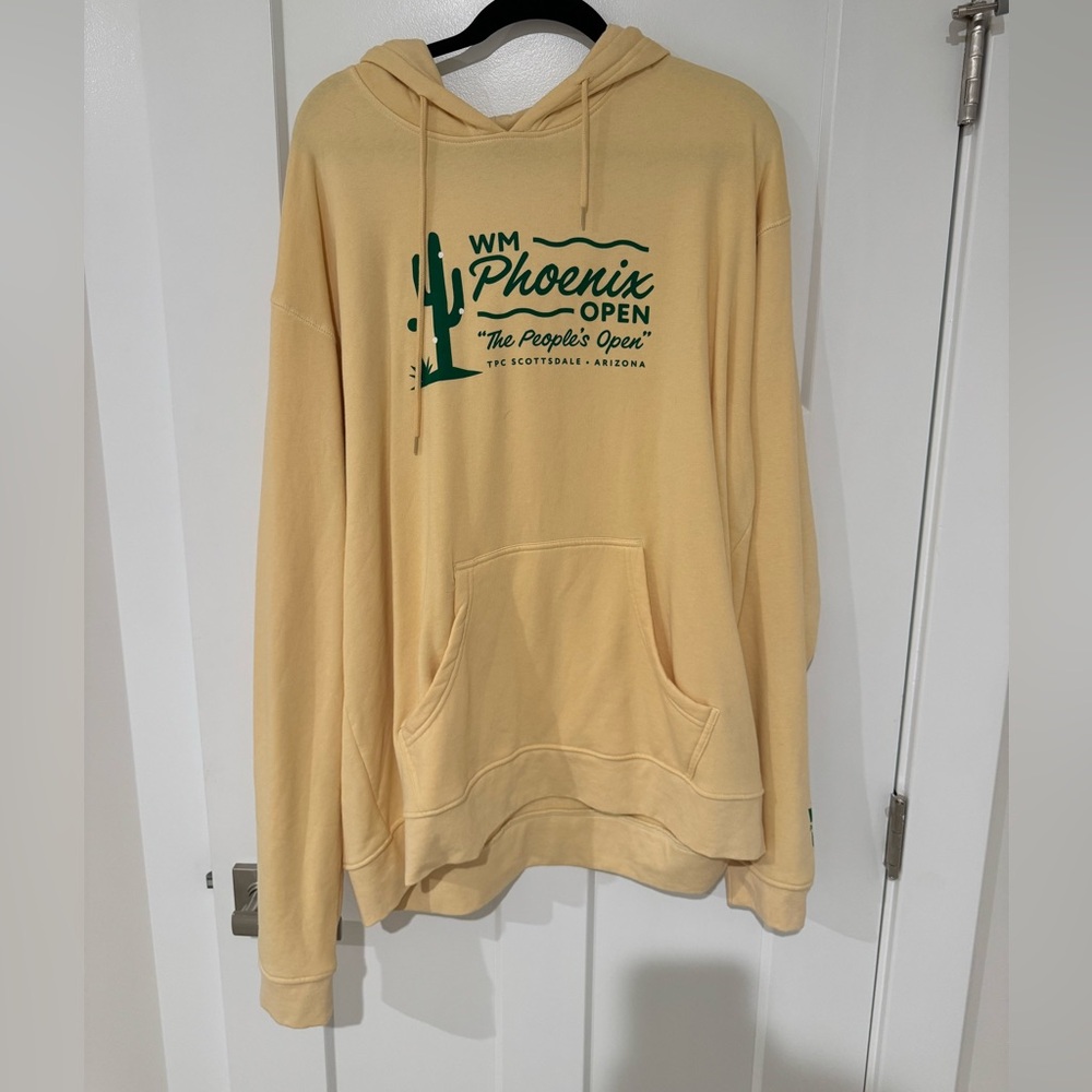 Men’s Ahead Yellow 2024 Waste Management Open Hoodie - Gem